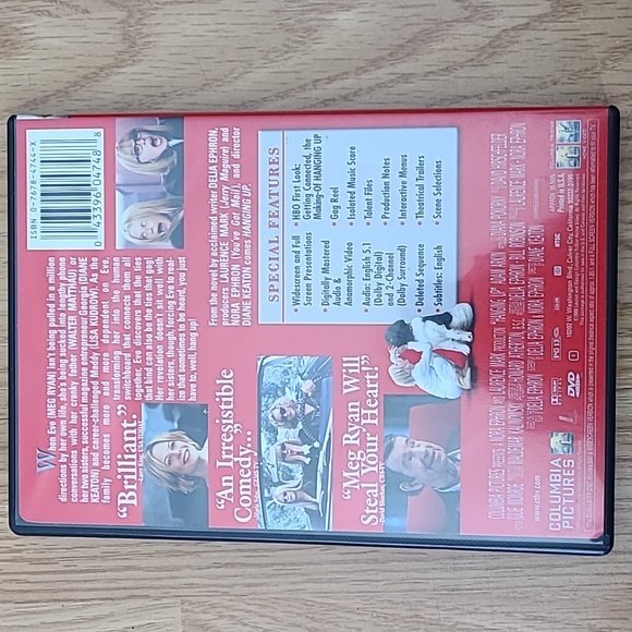 Media | Hanging Up Dvd Diane Keaton Meg Ryan Lisa Kudrow | Poshmark